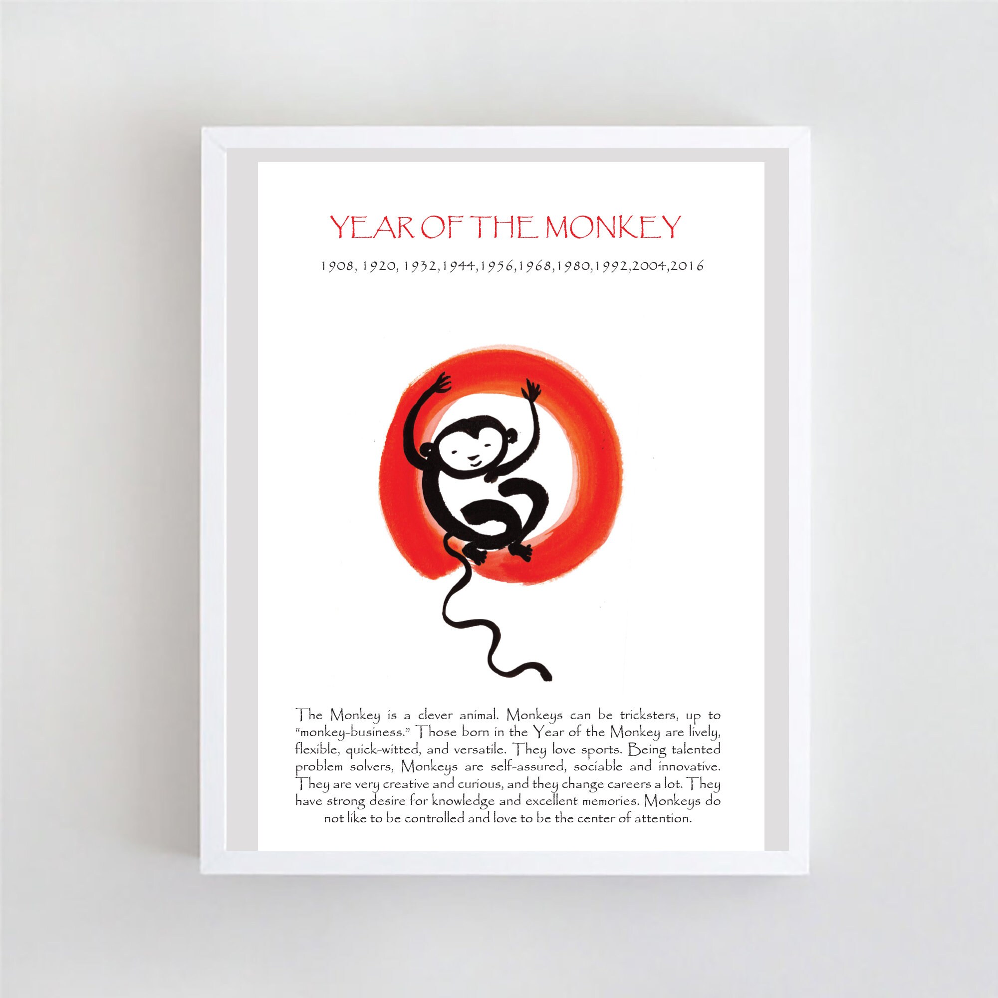 Monkey Chinese New Year 2004