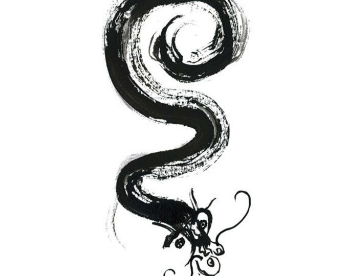 Dragon Zen Painting for Chinese New Year of the Dragon Zen Art Original ...