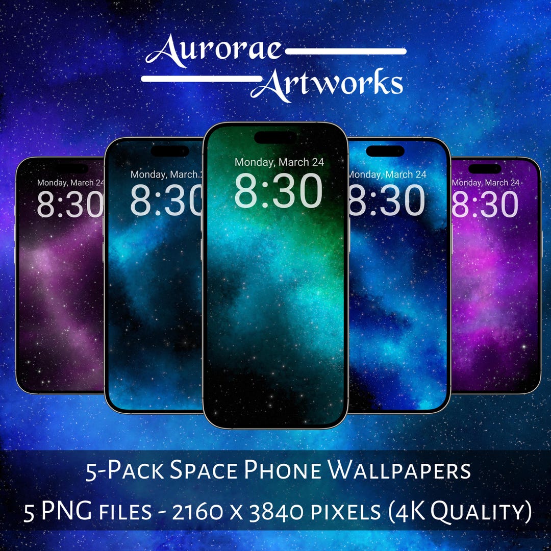 Rainbow Phone Wallpapers, Abstract Galaxy Backgrounds, Nebula Space Art ...