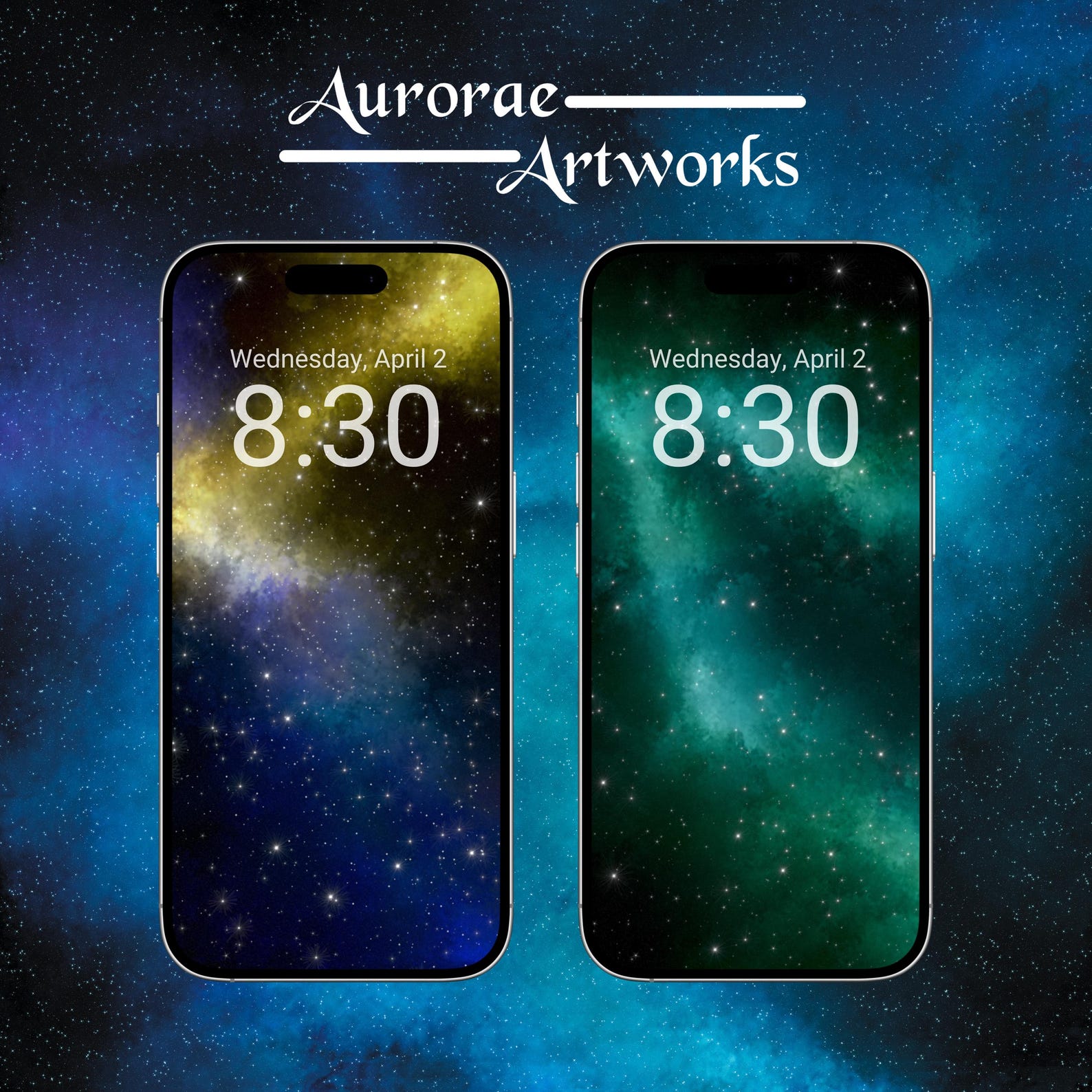 Outer Space Phone Wallpapers, Hi-res Galaxy Backgrounds, Set of 10 ...