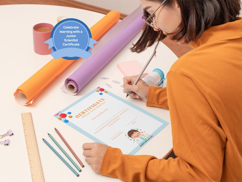 Mini Science Lab Coloring & STEM Activity Pack Printable for Kids - Etsy