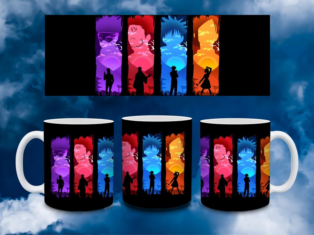 Jujutsu Kaisen Mug , Gift Jujutsu Kaisen, Jujutsu Kaisen 110z Mug ...