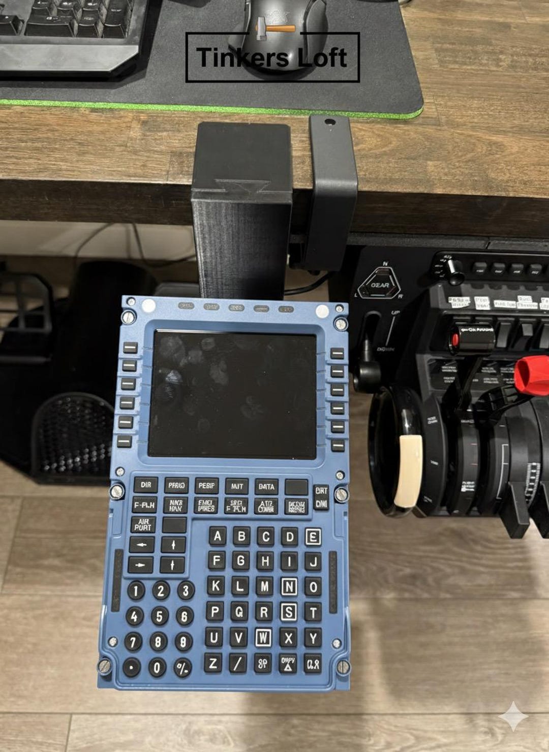 Wing Wing MCDU Desk Mount Adjustable Tilt Flight Sim Clamp (digital ...