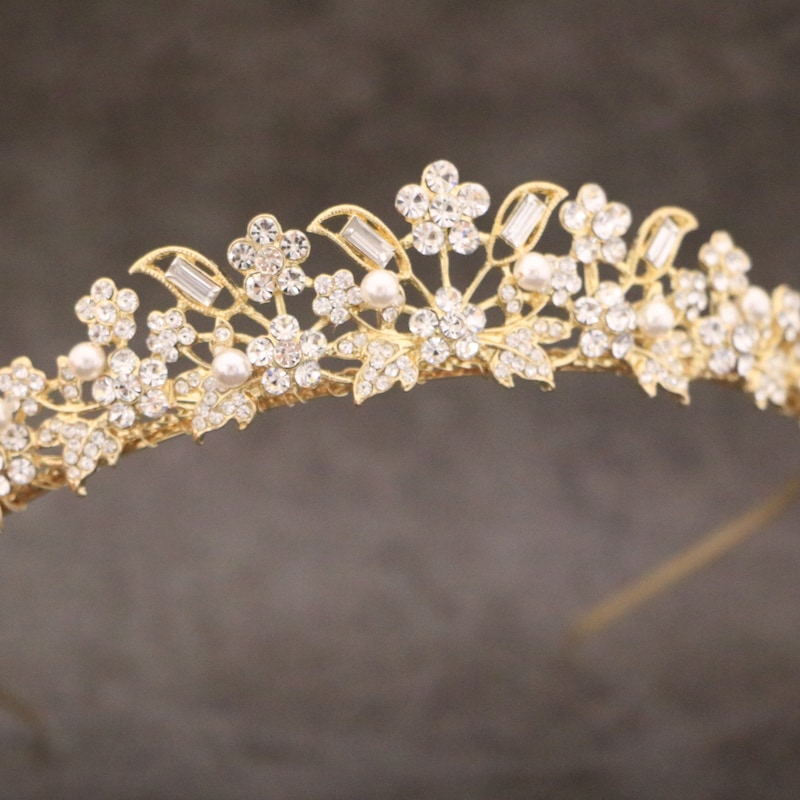 Pearl Comb Tiara - Etsy