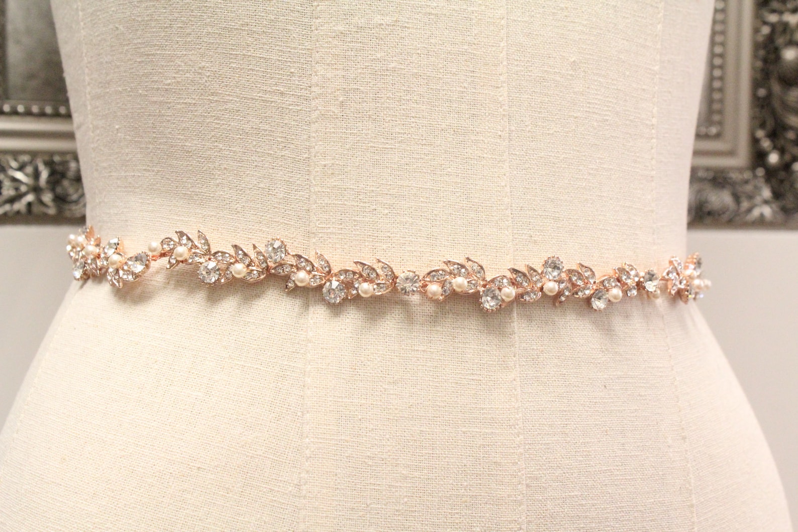 Rose Gold Bridal Belts,wedding Sashes,rose Gold Bridal Sashes ...