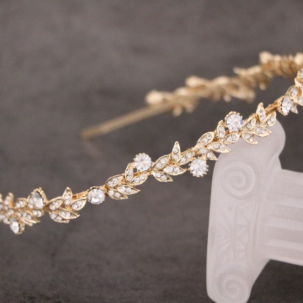 Gold Bridal Headband - Etsy