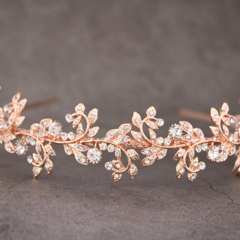 Gold Bridal Headbands Etsy