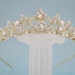 Gold Tiara Crown Wedding Tiara Gold Simple Tiara Headband Crystals Gold ...