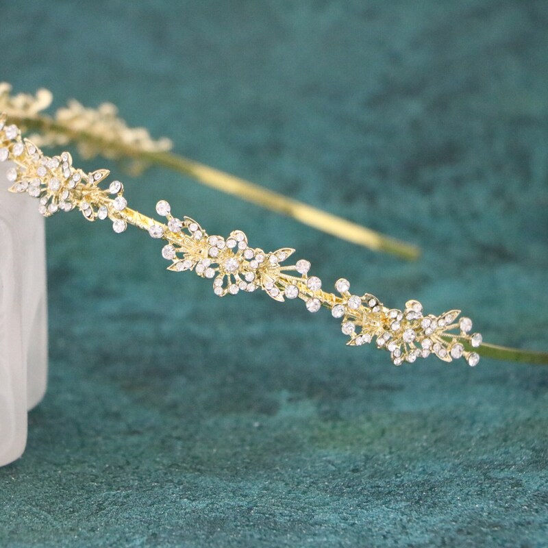 Rhinestone Headband - Etsy