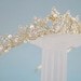 Gold Tiara Crown Wedding Tiara Gold Simple Tiara Headband Crystals Gold ...
