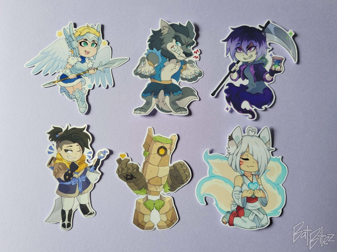 Stickers Brawlhalla | Brynn, Nix, Yumiko, Mordex, Jaeyun et Kor - Etsy ...