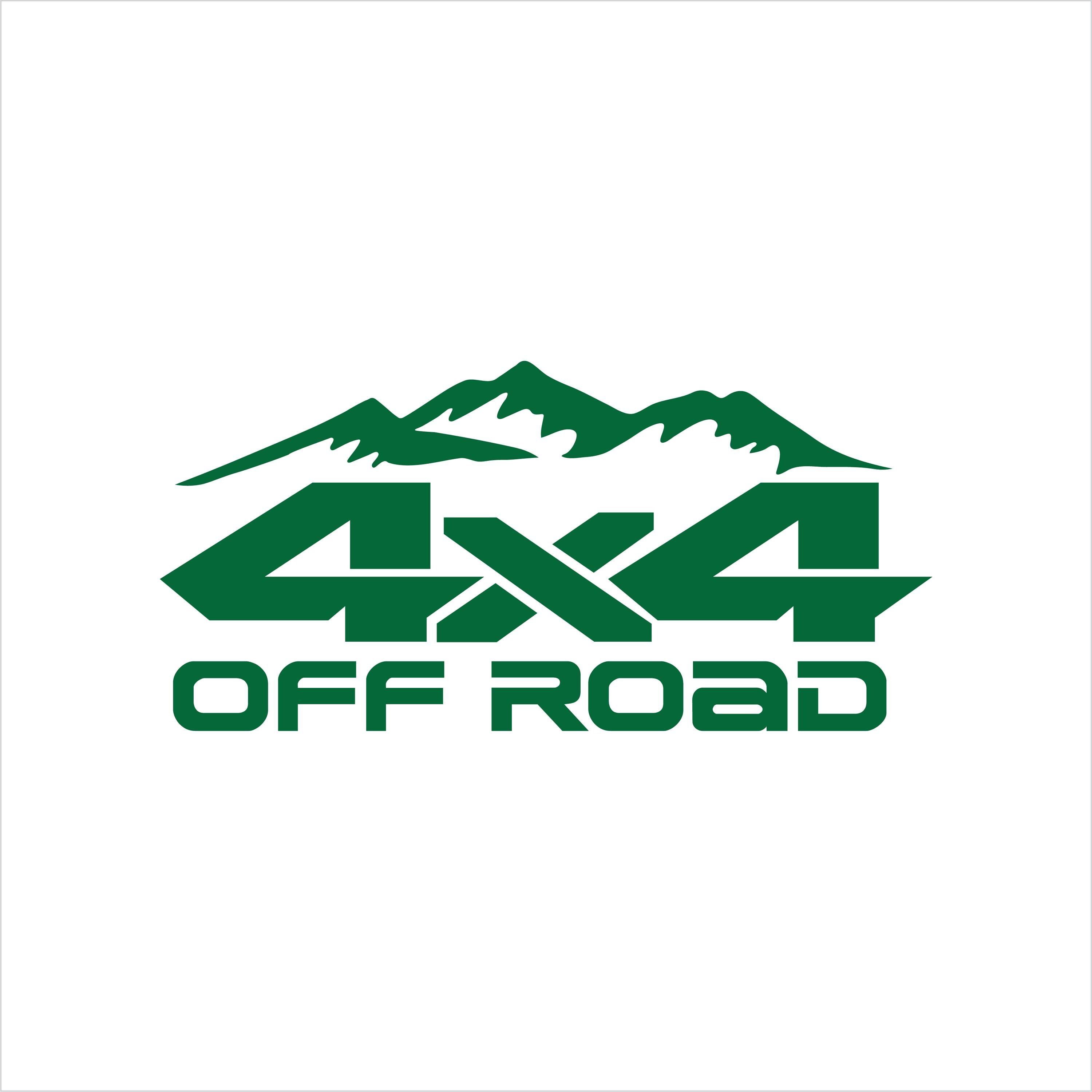 Mountain 4x4 off Road Vinyl Decal Sticker - Etsy