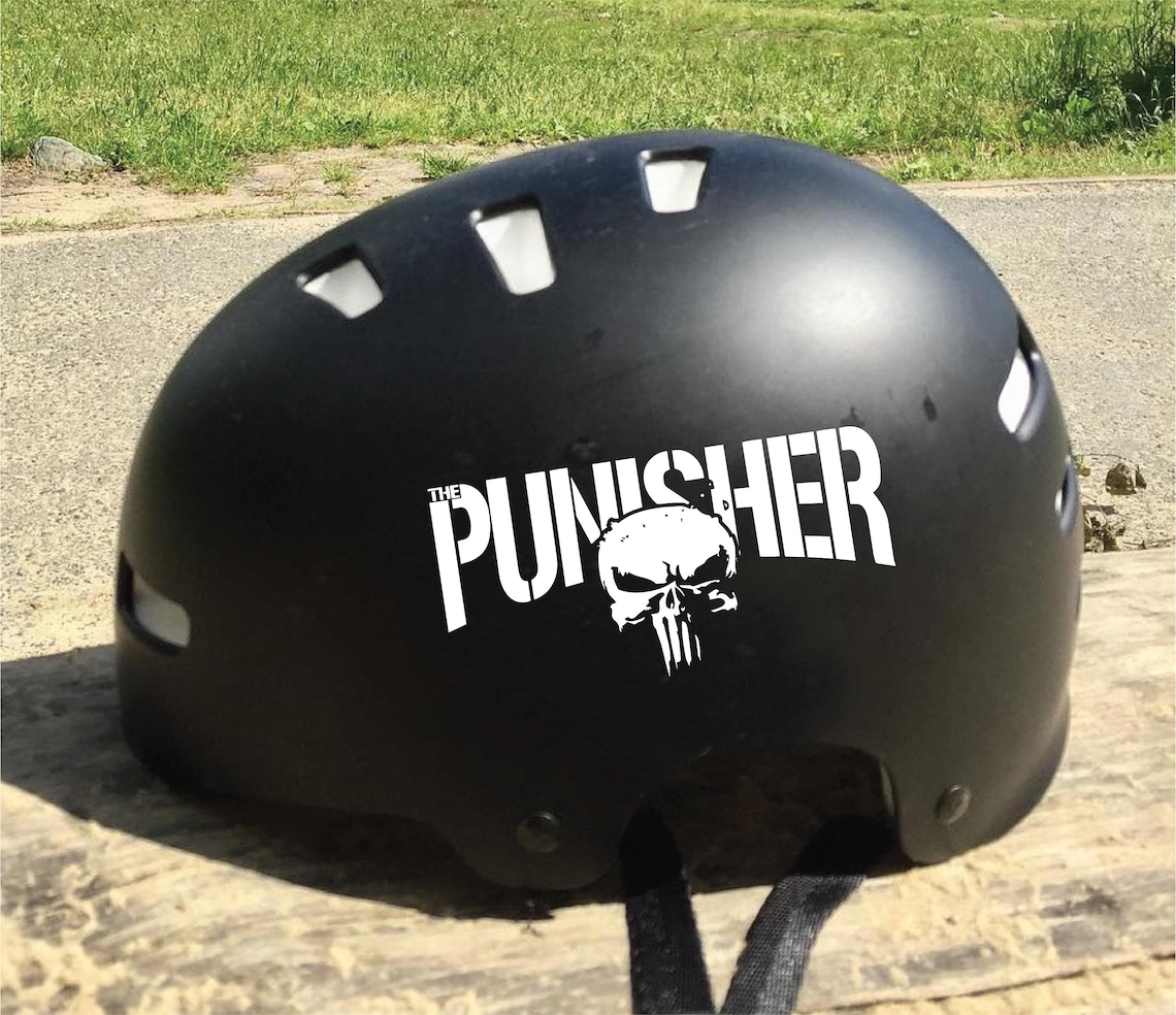 Punisher Skull Vinyl Decal: Bold Logo Sticker - Etsy