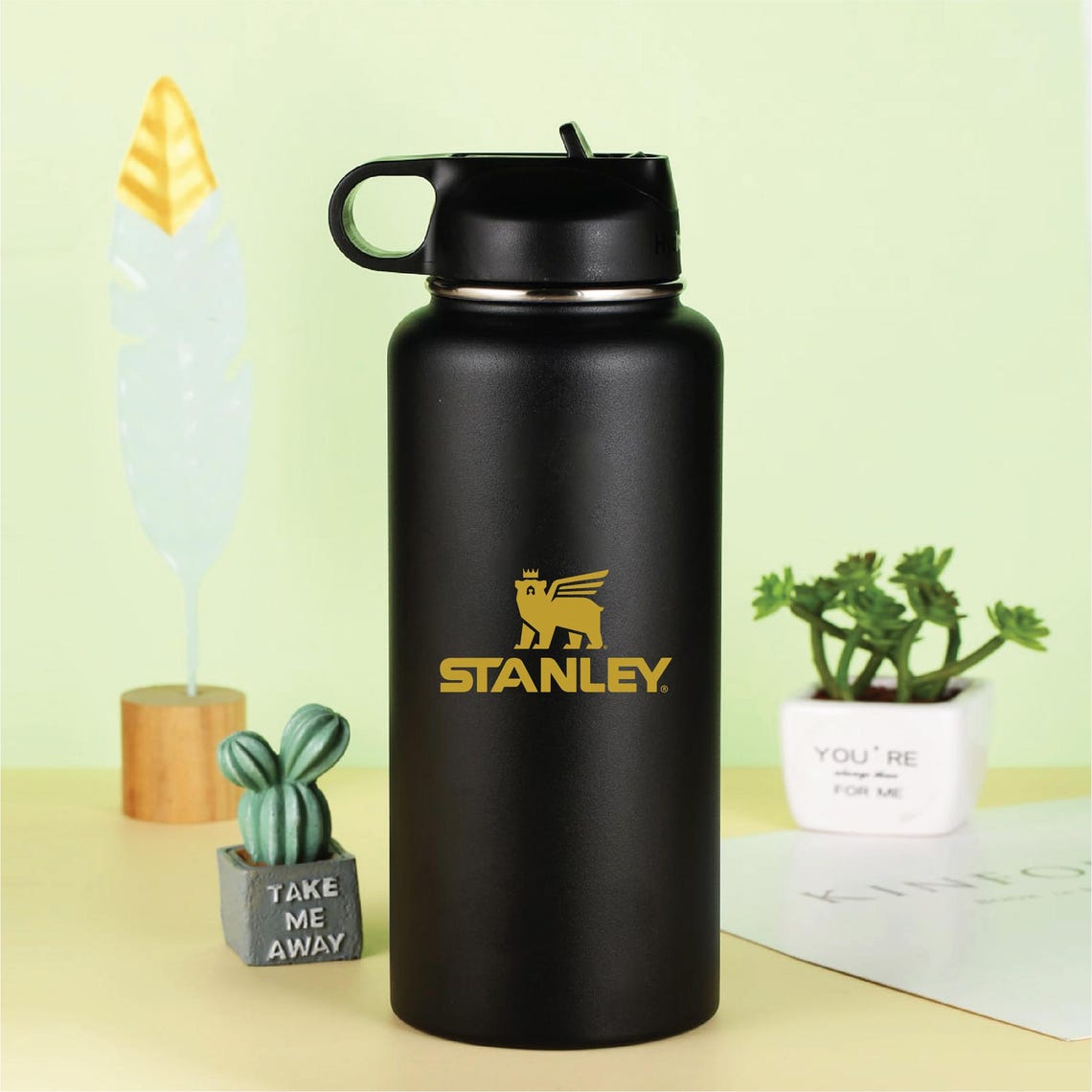 Stanley Cup Inspired Vinyl Decals - Trendy Stickers for Tumblers - Set ...
