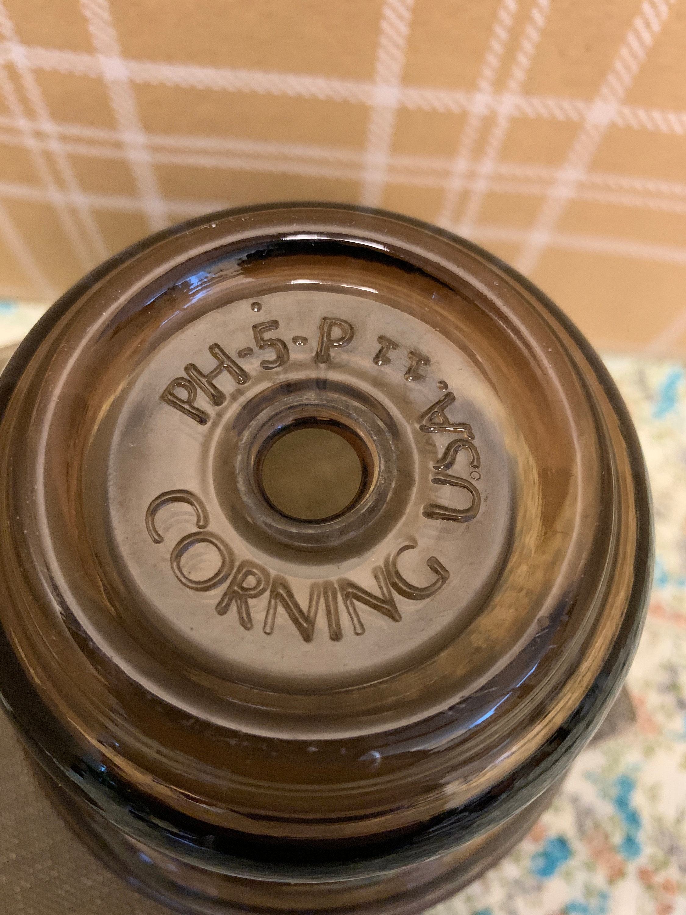 Corning Plant Helper Glass Pot and Saucer Tray PH5 - Etsy