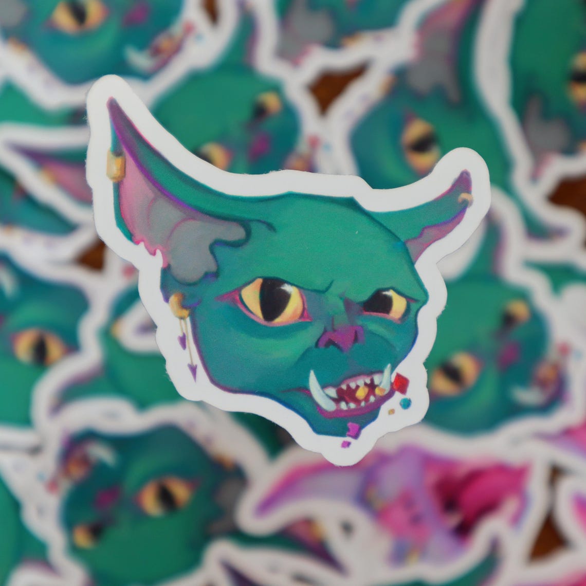 Goblins Derpy // Criaturas engraçadas de memes // Adesivo de vinil ...