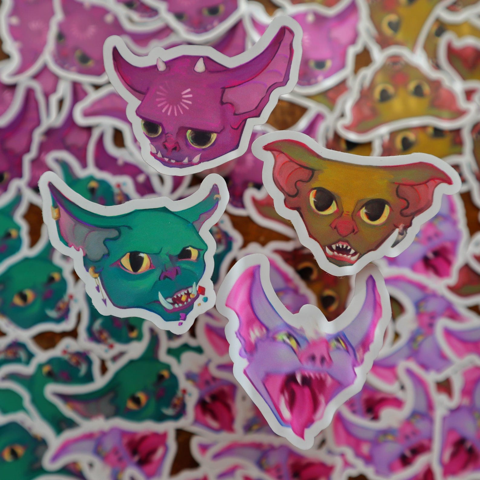 Goblins Derpy // Criaturas engraçadas de memes // Adesivo de vinil ...