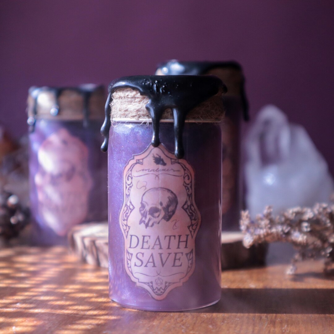 FLOATING DICE POTION // Death Save // Original Handmade Resin Dice ...