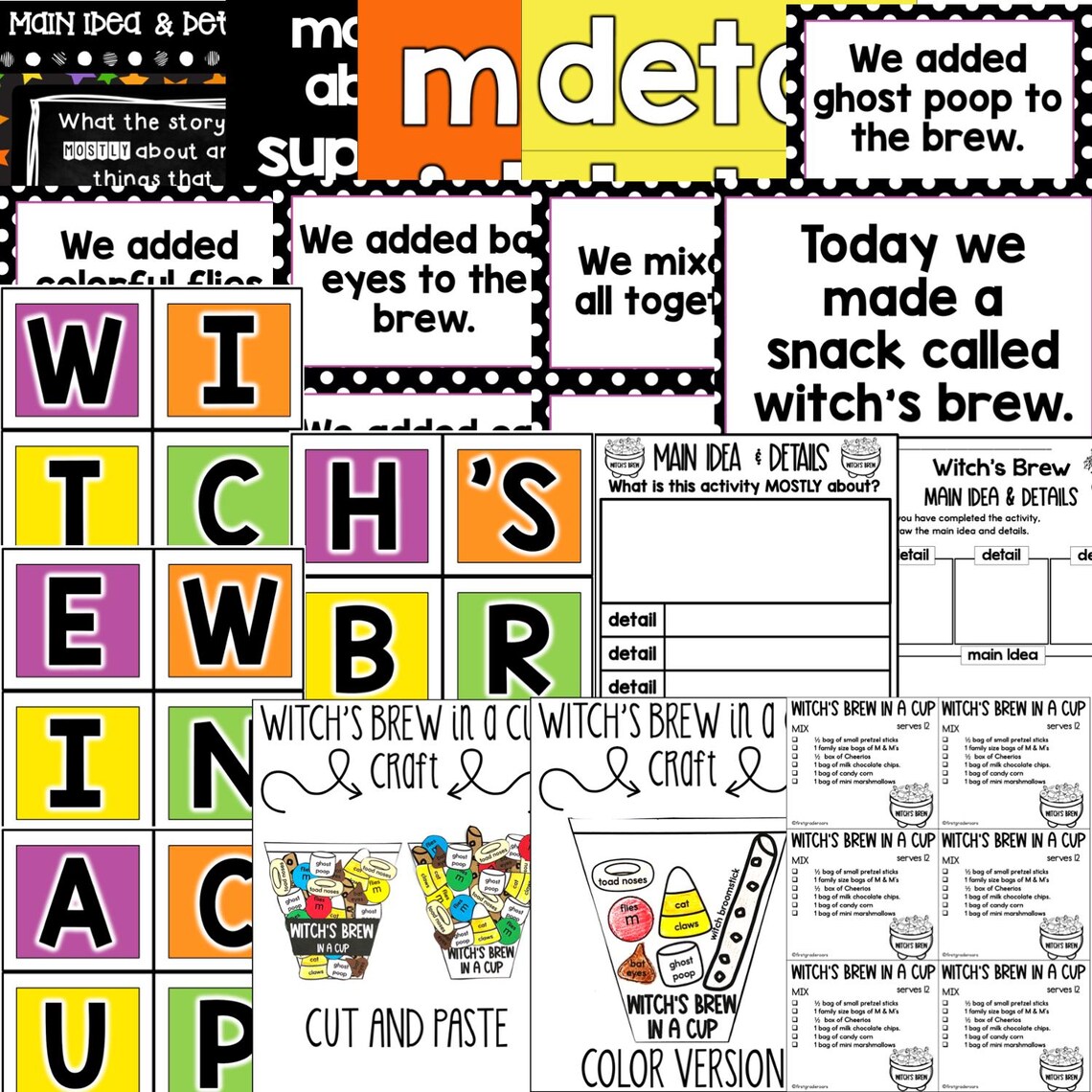 Halloween Witch's Brew in a Cup Fall Foodie Friday Snack Activity ...