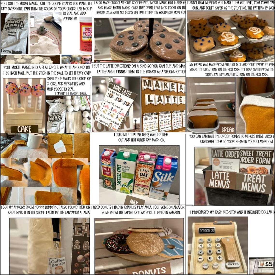 The Cozy Cup Coffee Shop Barista Dramatic Play Printable Download ...