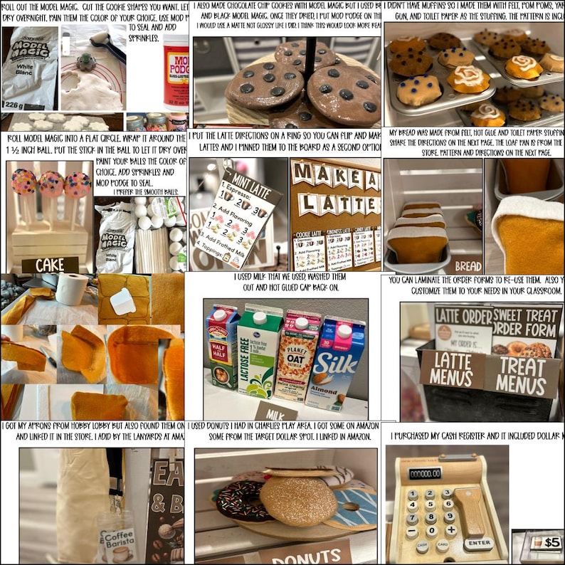 The Cozy Cup Coffee Shop Barista Dramatic Play Printable Download ...