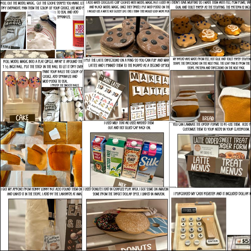 The Cozy Cup Coffee Shop Barista Dramatic Play Printable Download ...