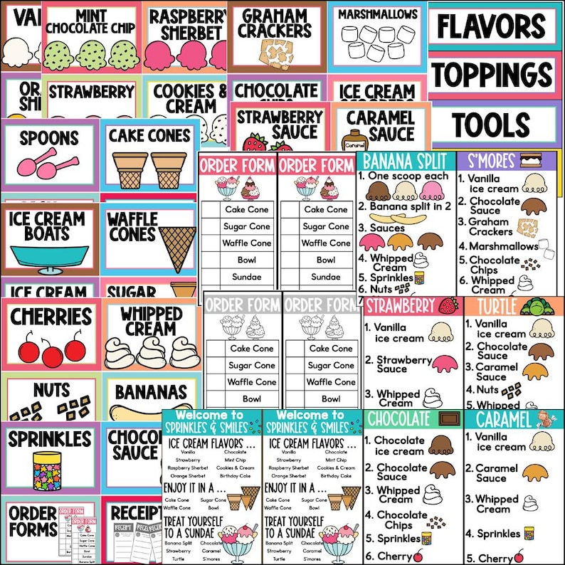 Ice Cream Shop Dramatic Play Download Center, Posters, Activities ...