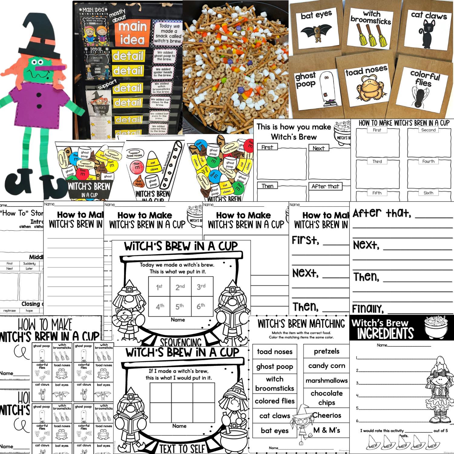 Halloween Witch's Brew in a Cup Fall Foodie Friday Snack Activity ...