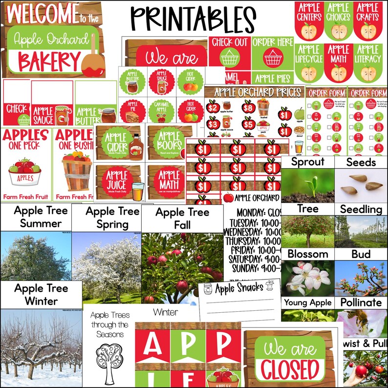 Apple Orchard Fall Autumn Dramatic Play Download Center, Posters ...