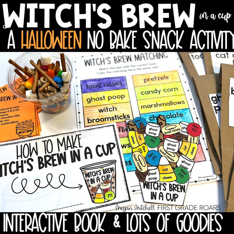 Halloween Witch's Brew in a Cup Fall Foodie Friday Snack Activity ...