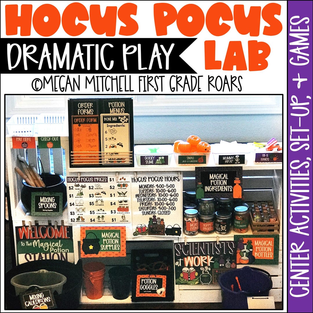 Hocus Pocus Lab Halloween Dramatic Play Download Center, Posters ...