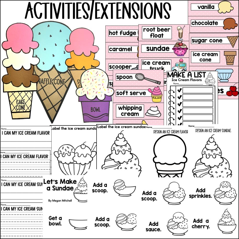 Ice Cream Shop Dramatic Play Download Center, Posters, Activities ...