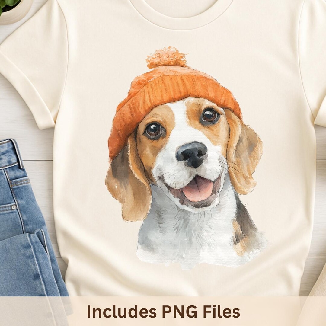 Pumpkin Hat Beagle PNG Fall Dog Halloween Sublimation - Etsy