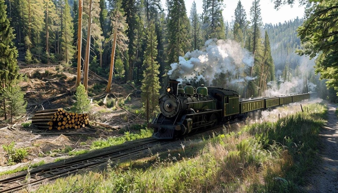 Desktop Background of a Steam Locomotive Snorting, the Starting Photo ...