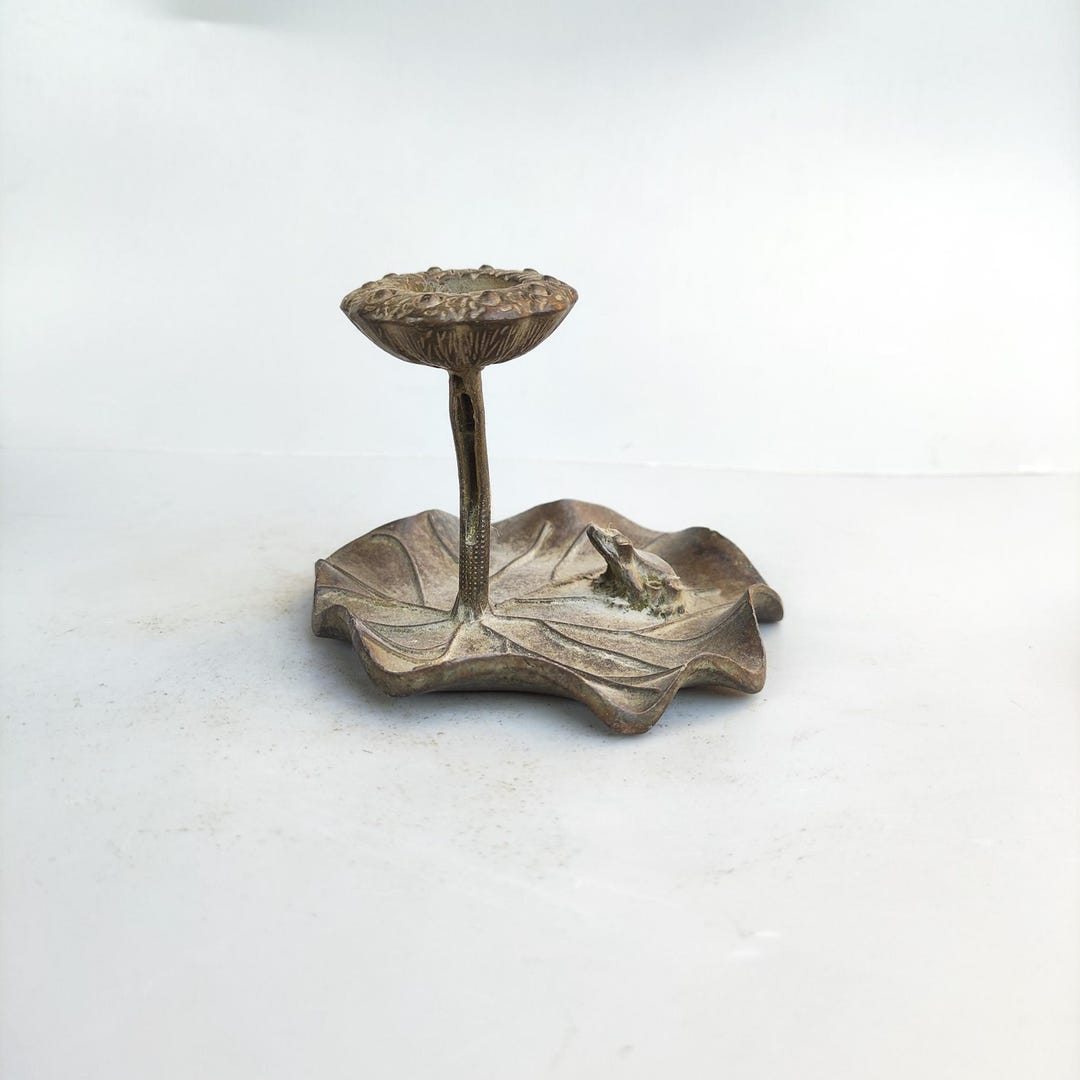 Vintage Bronze Lotus-shaped Incense Burner: Auspicious Home Decor,home ...