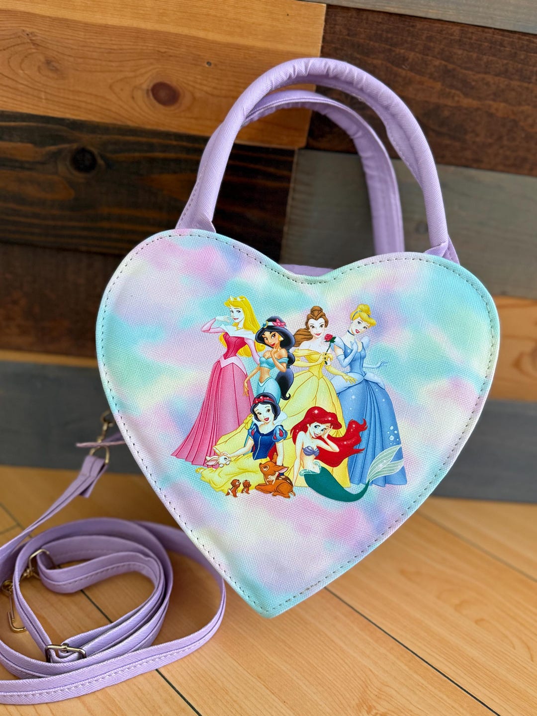 Princess Heart Shape Crossbody Bag - Etsy