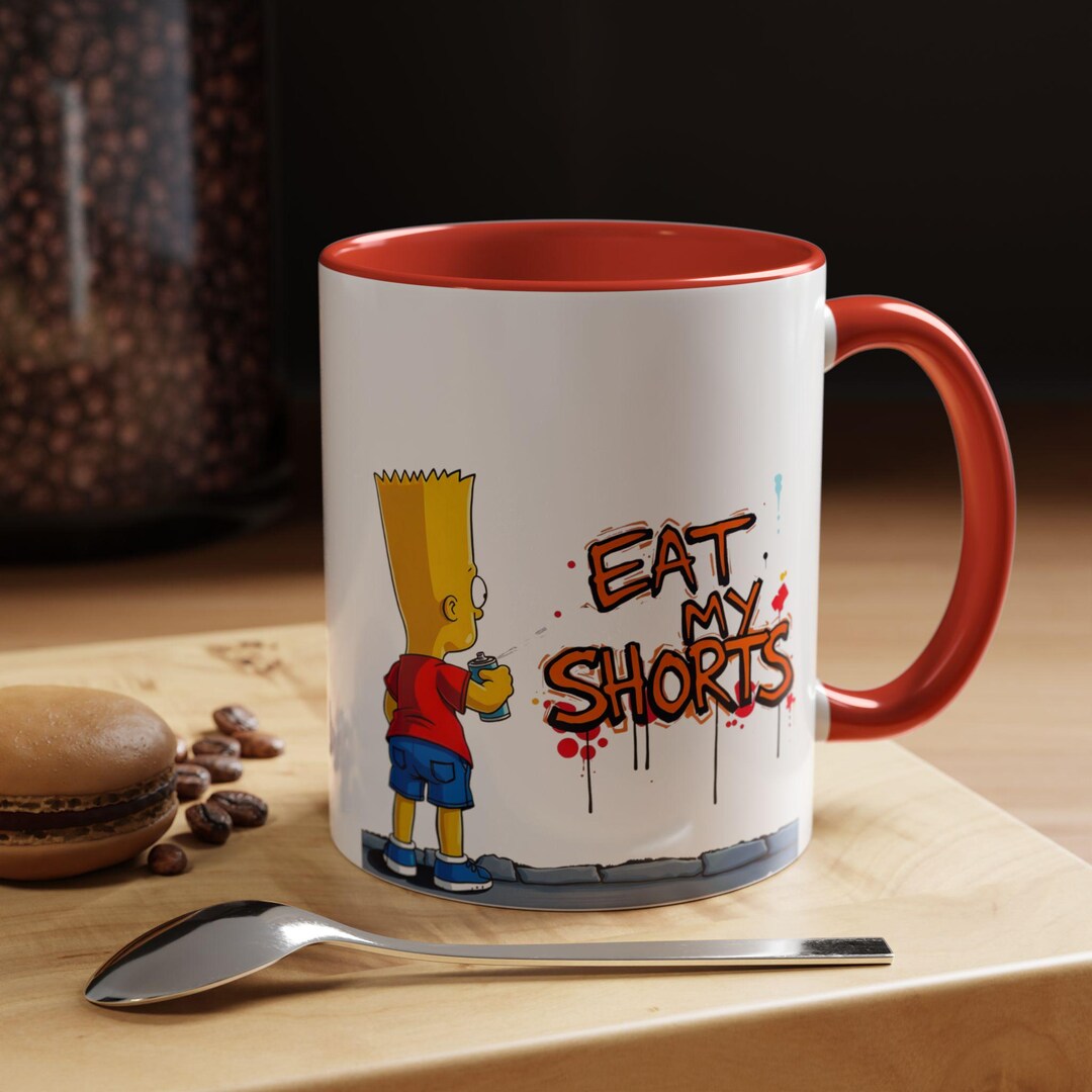 Fun Bart Simpson Coffee Mug - Perfect for Fans, Gifts, Funny Coffee ...