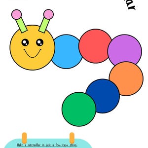 Caterpillar Printable Craft Template | Make a Caterpillar Cut and Paste ...