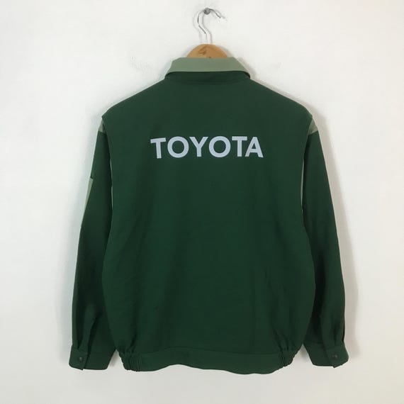 Vintage Toyota Racing Team Uniform Japanese green mot… - Gem
