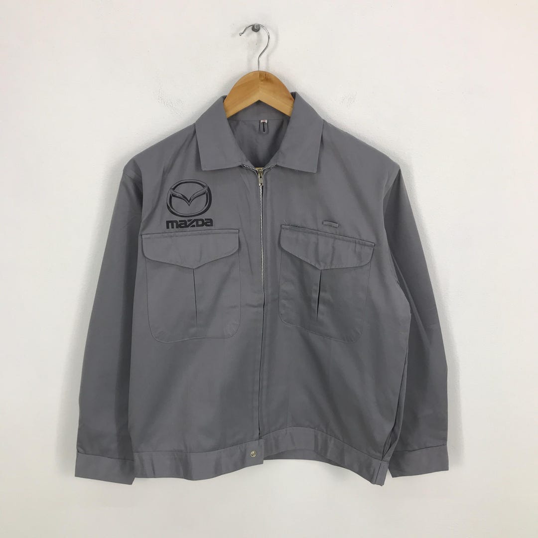 Vtg Jacket Work Japan Mazda Racing up Zipper Custom Jacket - Etsy