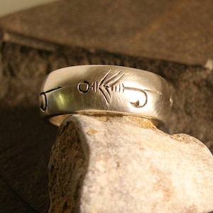Fly Fishing Ring, Fishing Wedding, Fishing Wedding Band, American ...