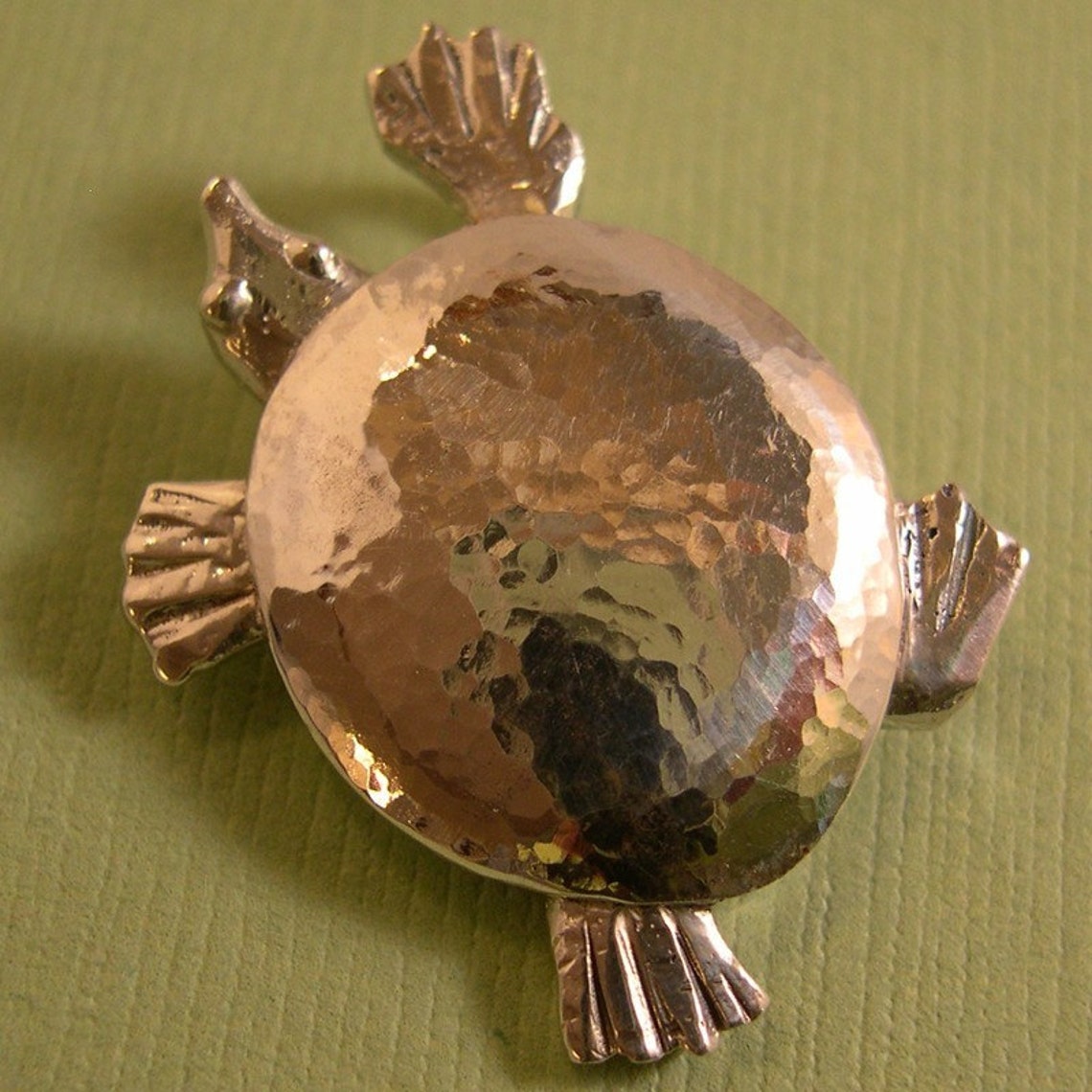 Soft Shell Turtle Pendant Turtle Pendant Sterling Silver - Etsy