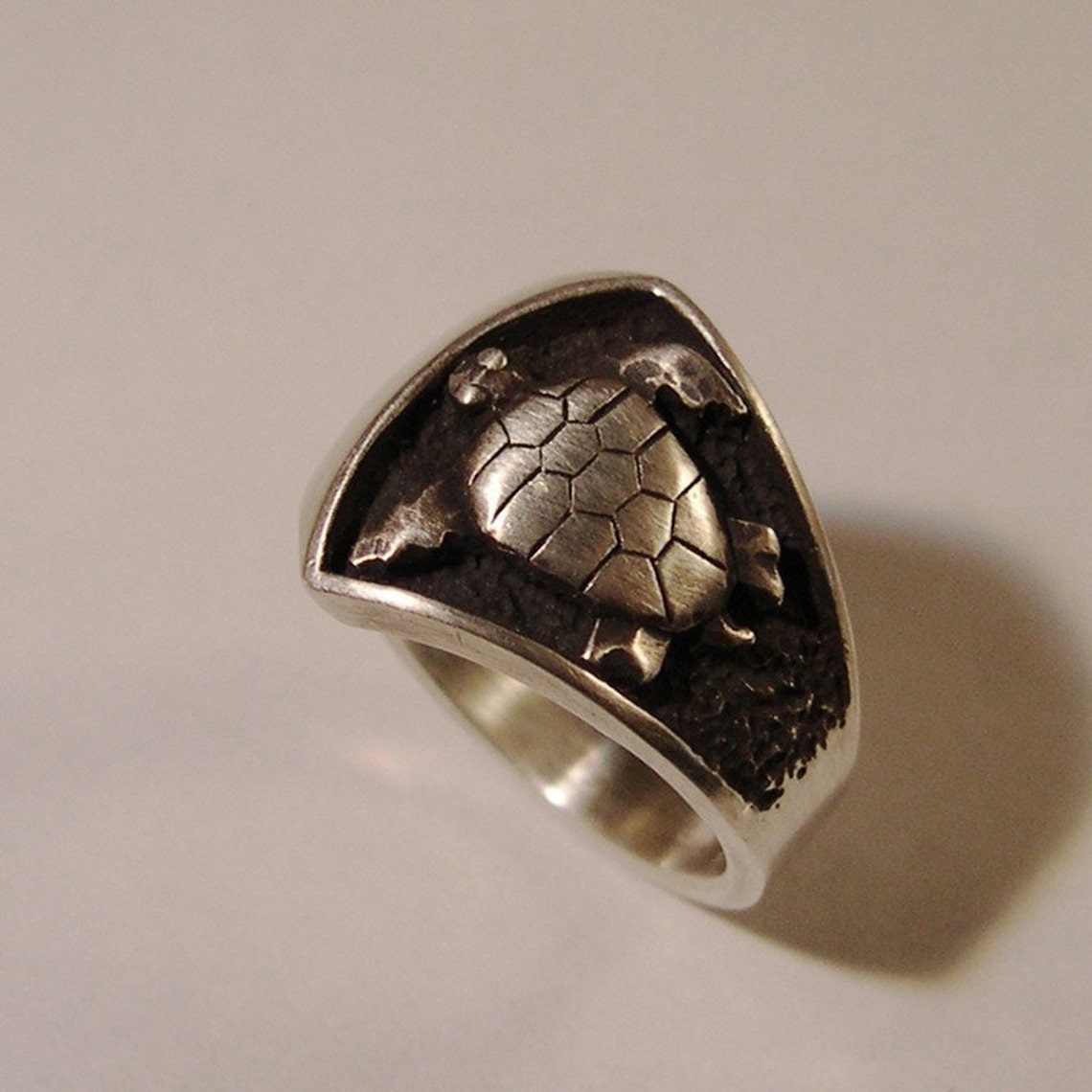 Sea Turtle Ring Turtle Ring Sterling Silver - Etsy