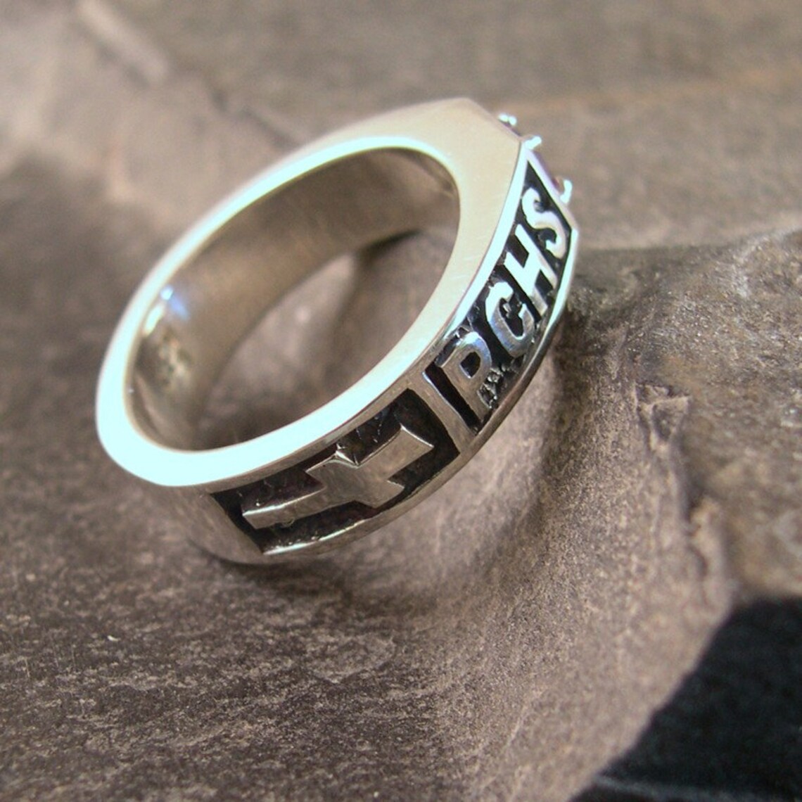 Class Ring Custom Made Hand Carved Class Ring Sterling - Etsy