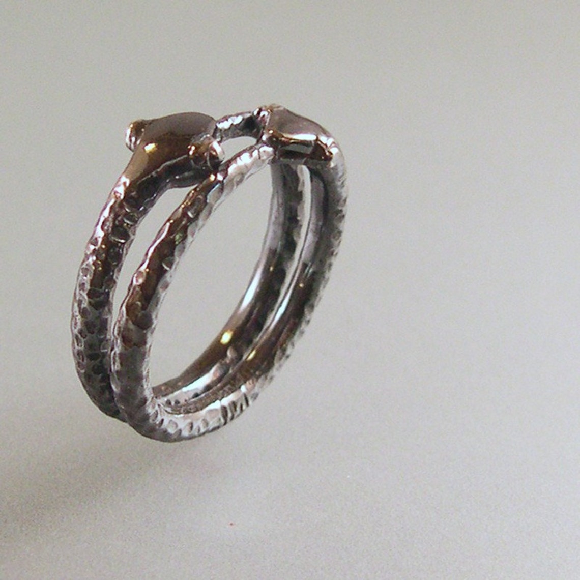Ouroboros Twins Ring Ouroboros Ring Snake Ring Sterling - Etsy