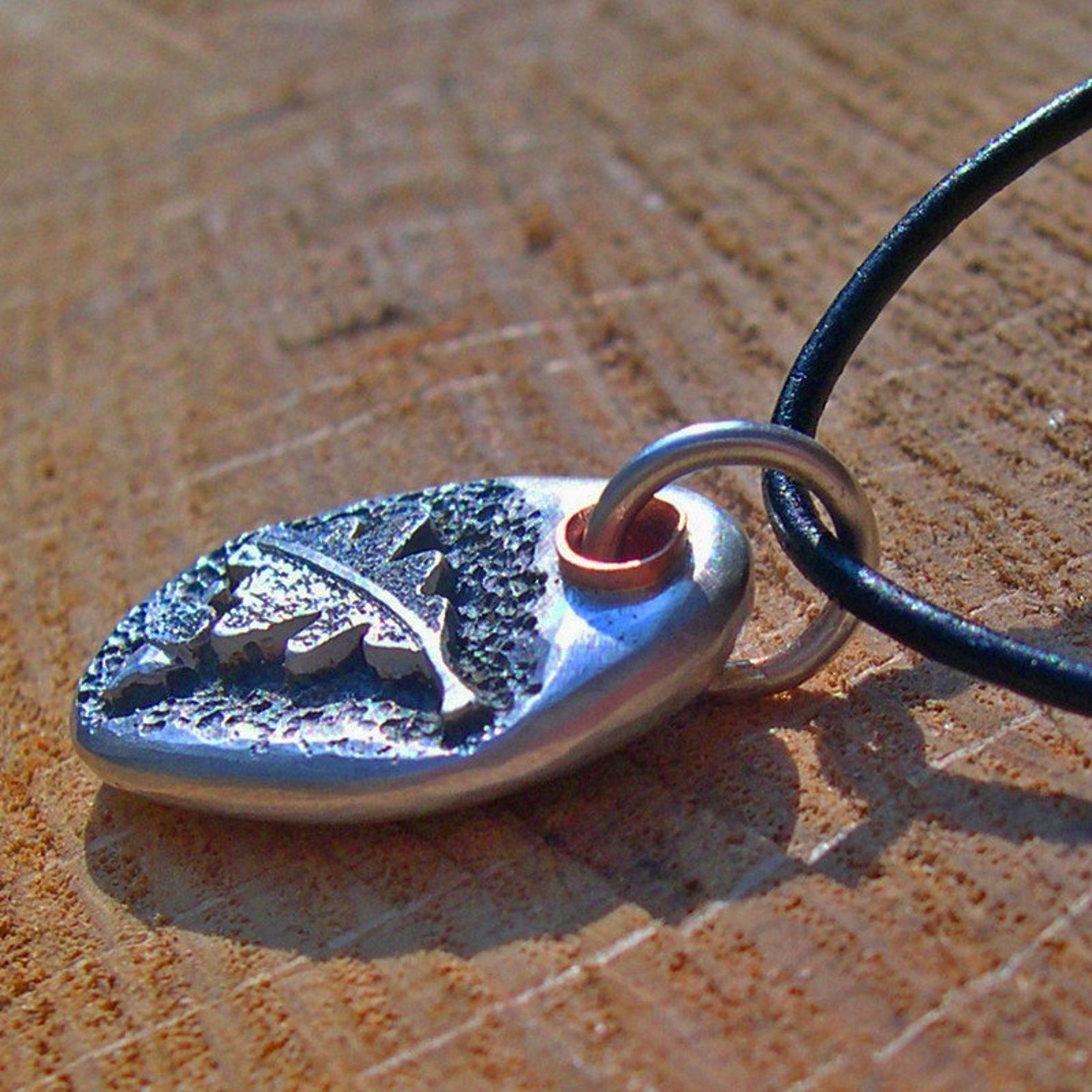 Collier feuille de chêne, pendentif feuille de chêne, collier gland ...