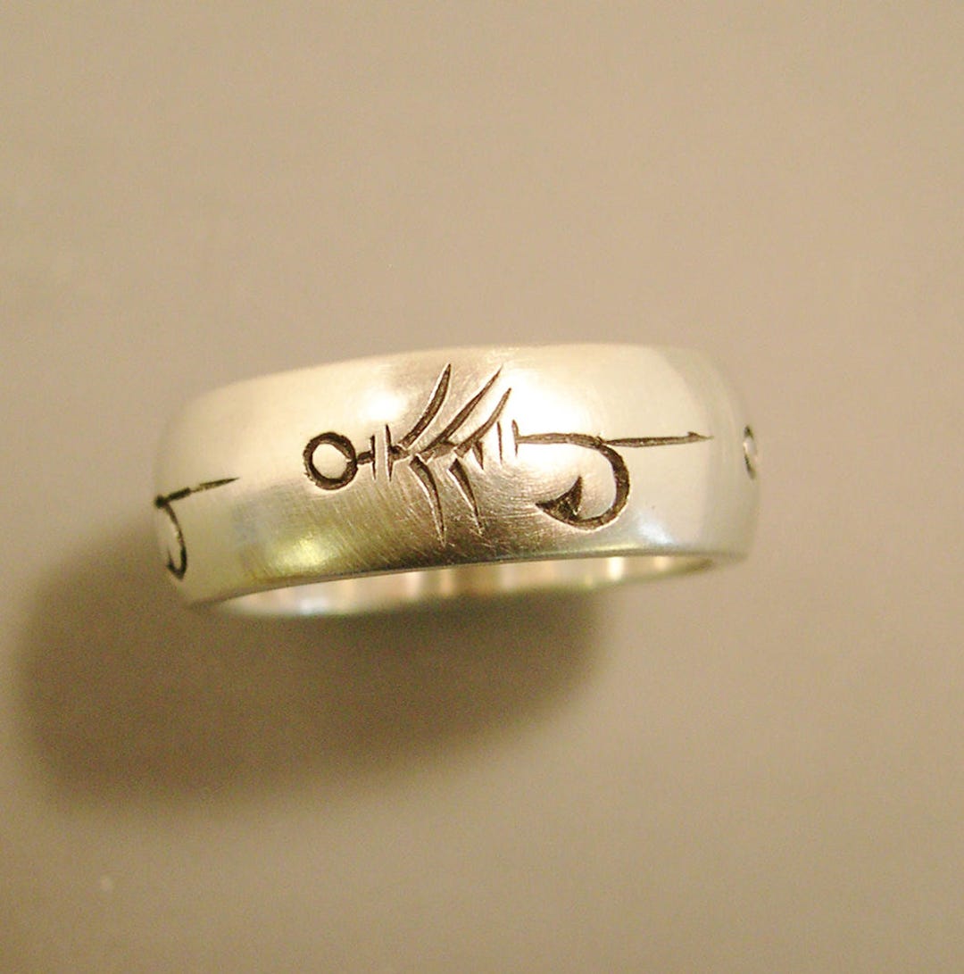 Fly Fishing Ring, Fishing Wedding, Fishing Wedding Band, American ...