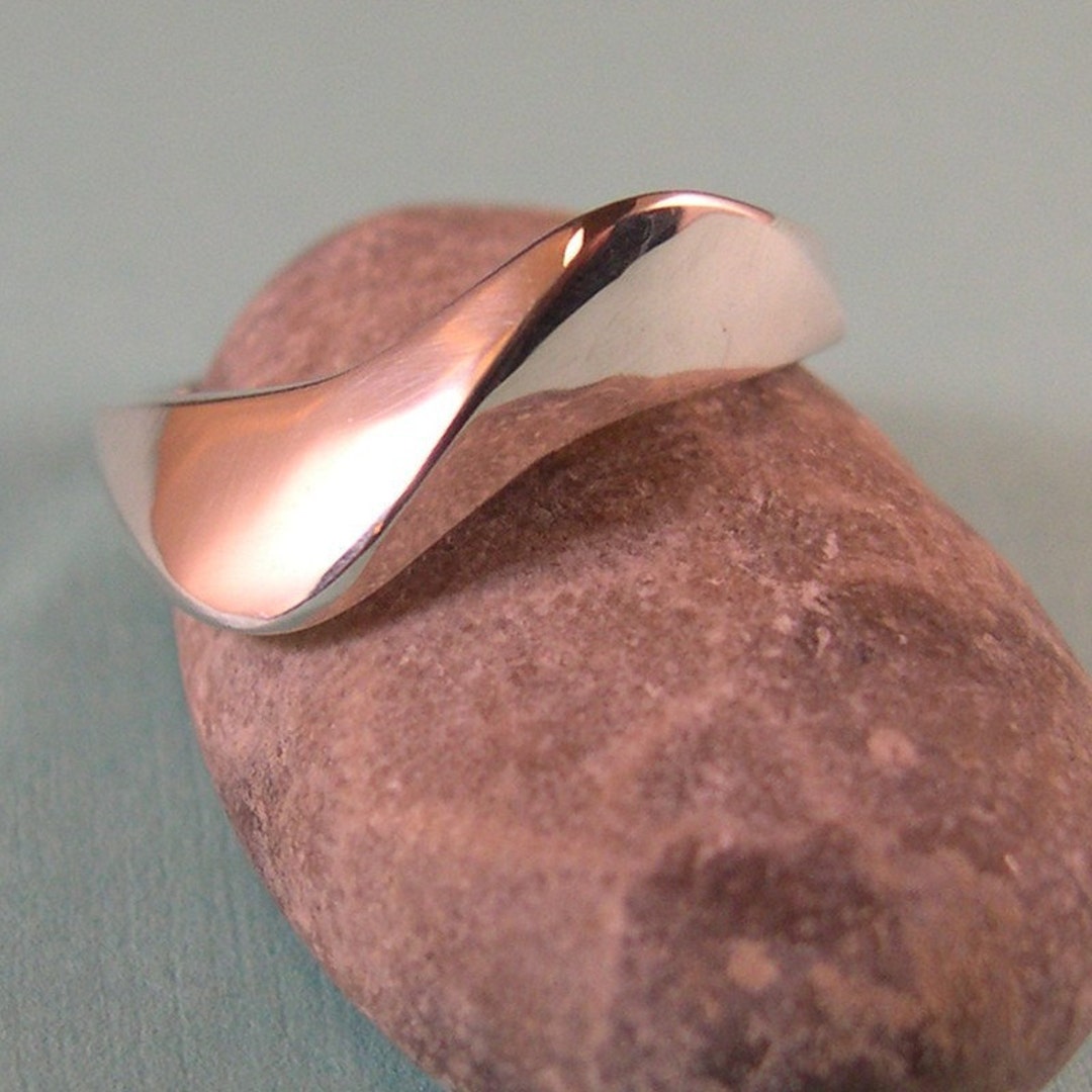 Single Wave Ring, Yin Yang Ring, Wave Ring, Sterling Silver - Etsy