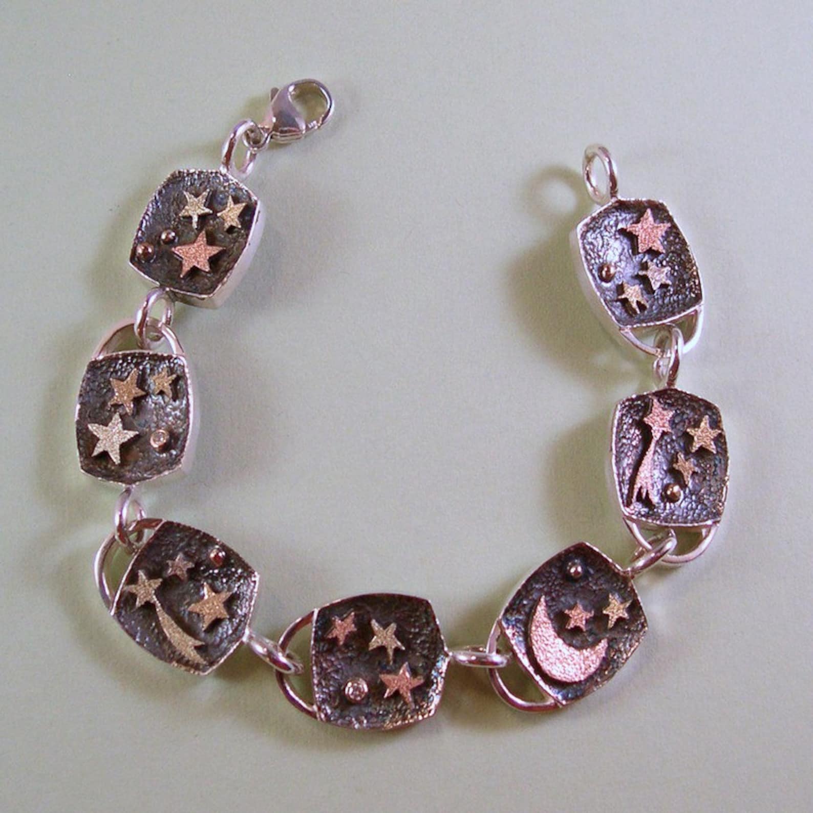 Celestial Bracelet Night Sky Bracelet 14K Sterling - Etsy