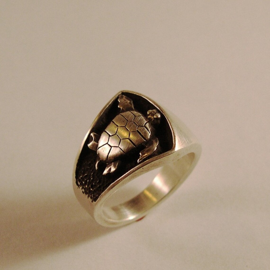 Sea Turtle Ring Turtle Ring Sterling Silver - Etsy